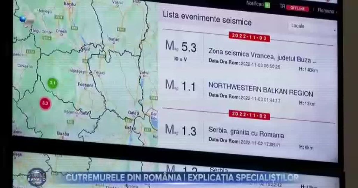 Cutremurele din România - explicația specialiștilor - Stirile Kanal D