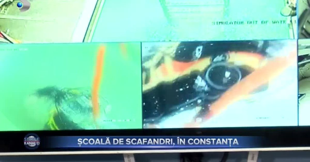 Școală de scafandri în Constanța - Stirile Kanal D