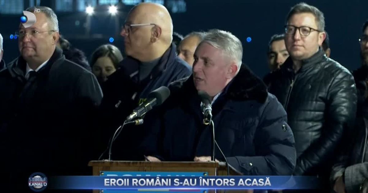 Eroii români s-au întors acasă - Stirile Kanal D