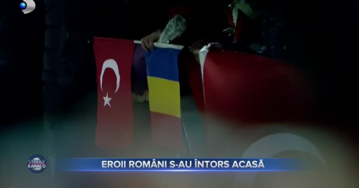 Eroii români s-au întors acasă - Stirile Kanal D