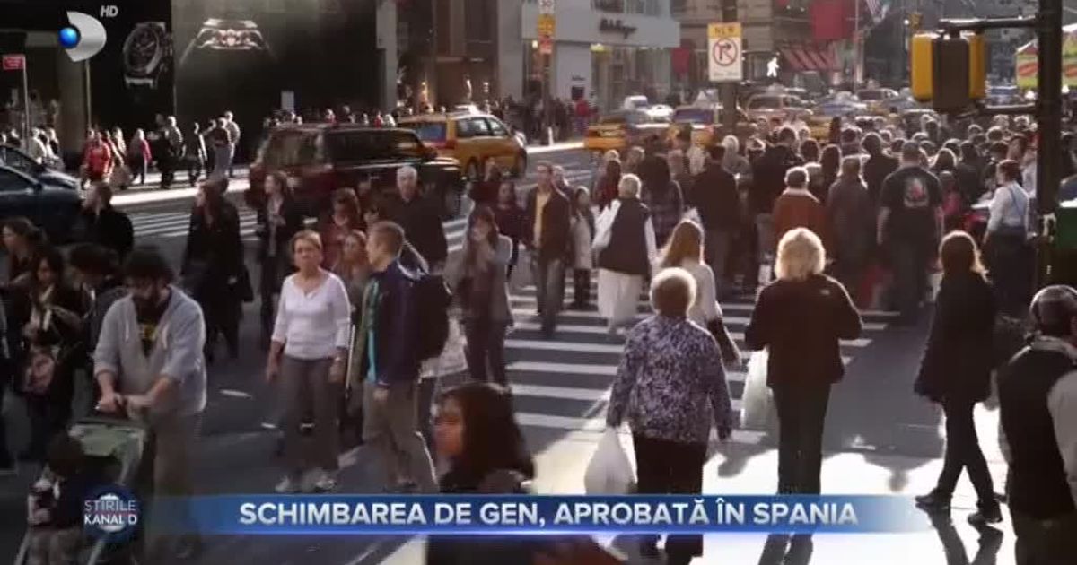 Schimbare de gen, aprobată în Spania - Stirile Kanal D