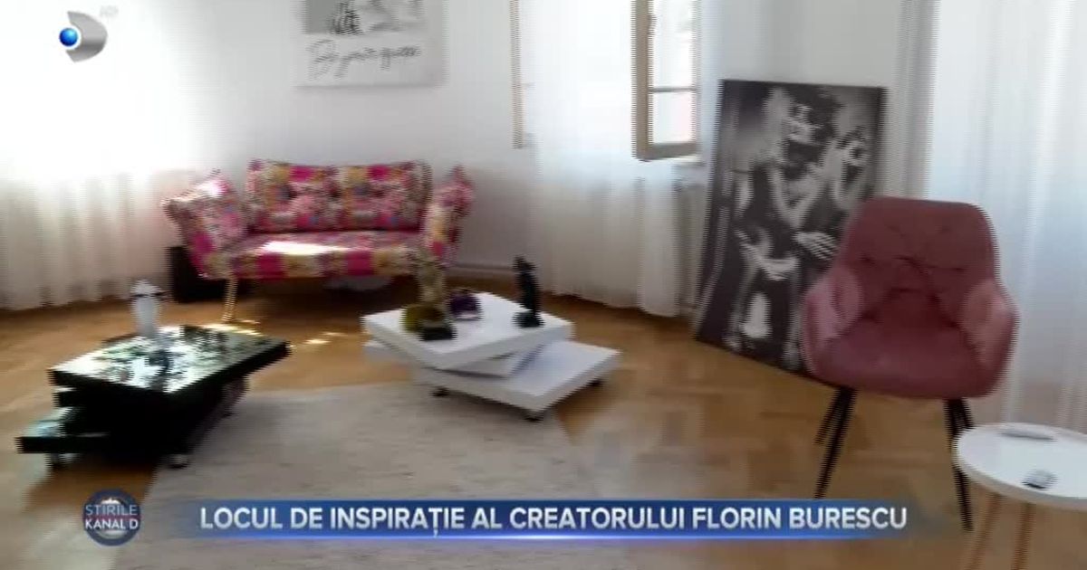 Locul de inspirație al creatorului Florin Burescu - Stirile Kanal D