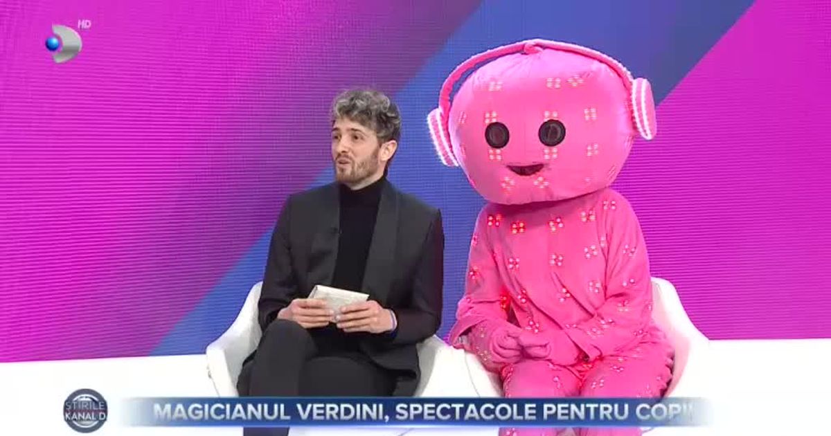 Magicianul Verdini, spectacole pentru copii - Stirile Kanal D