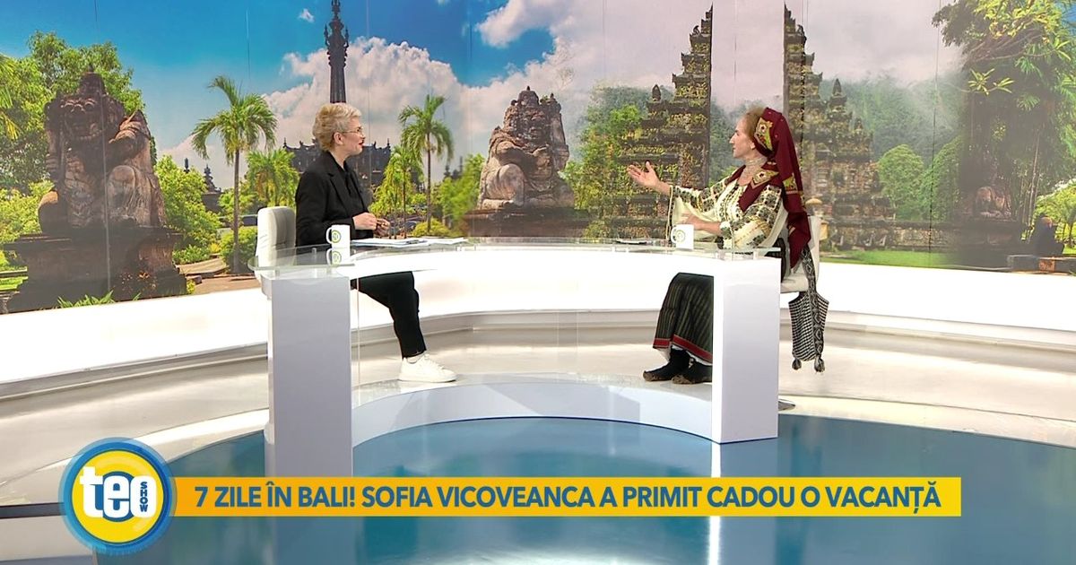 La “Teo Show”, Sofia Vicoveanca a povestit despre experiența inedită ...