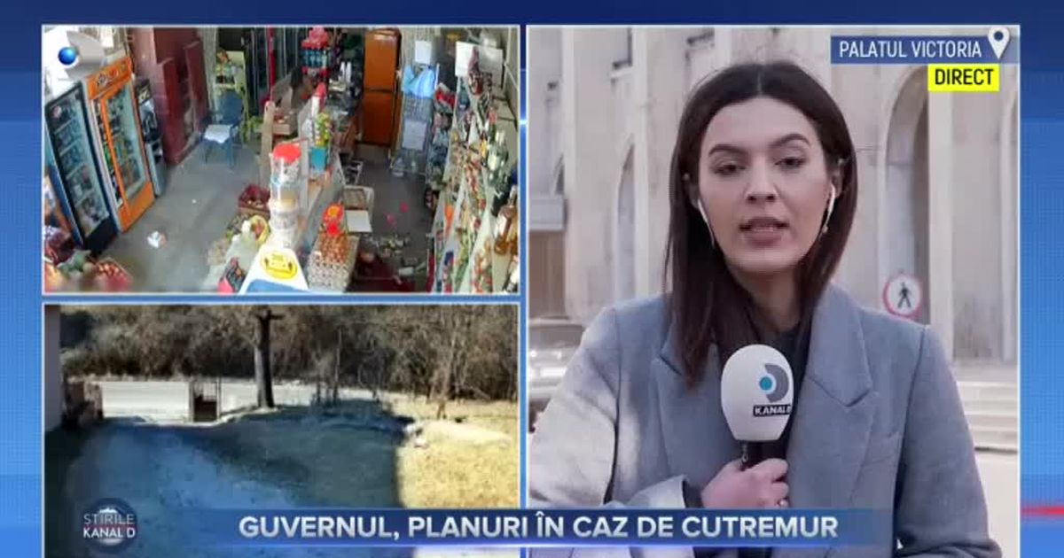 Guvernul, planuri în caz de cutremur - Stirile Kanal D