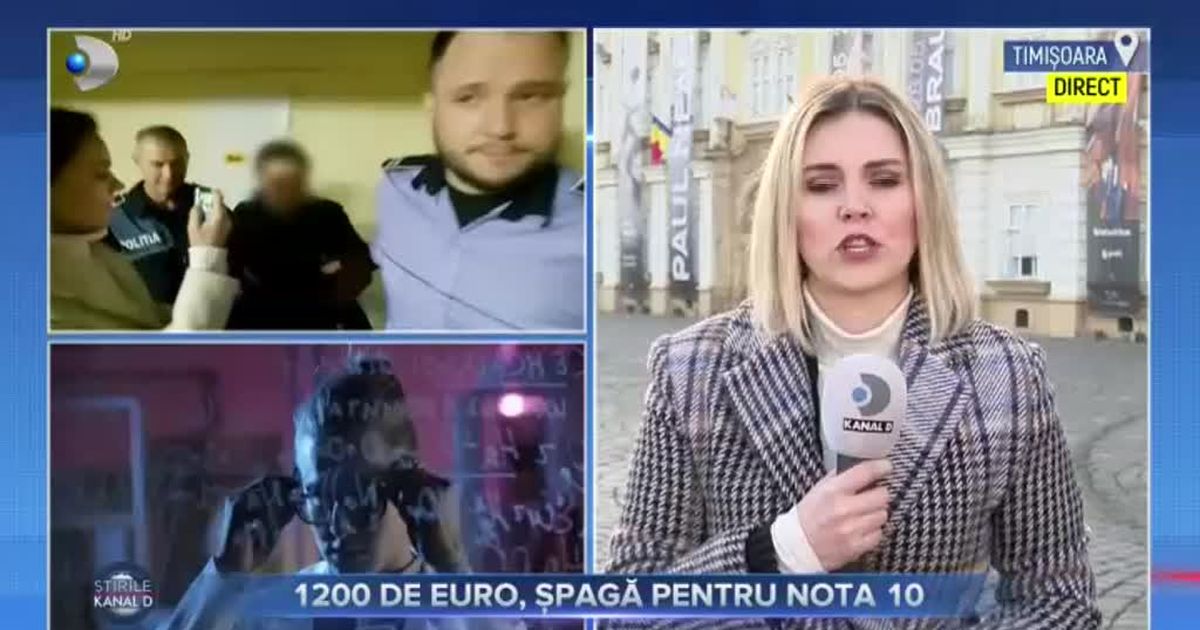 1200 De euro, spagă pentru nota 10 - Stirile Kanal D