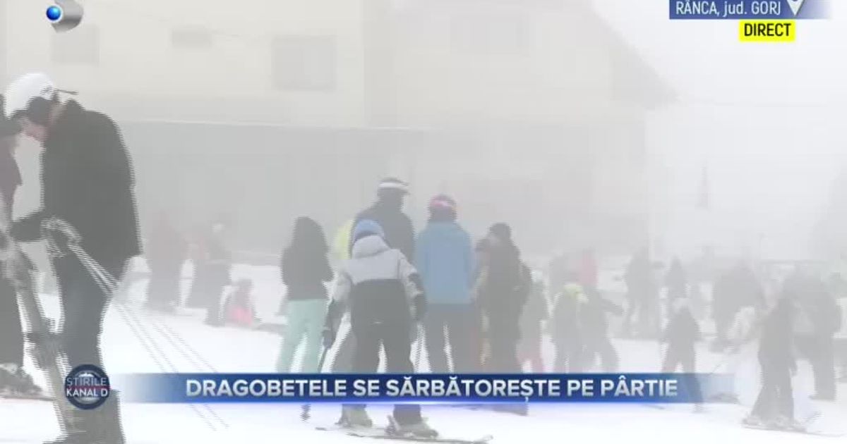 Dragobetele se sărbătorește pe pârtie - Stirile Kanal D