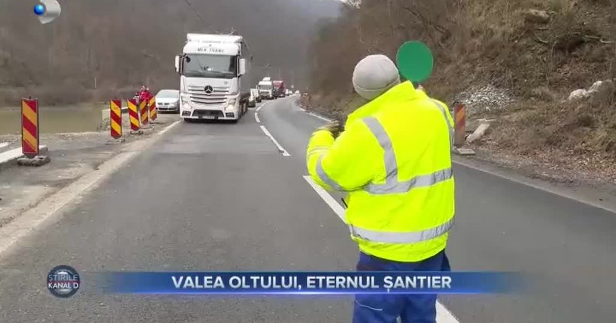 Valea Oltului - eternul șantier - Stirile Kanal D