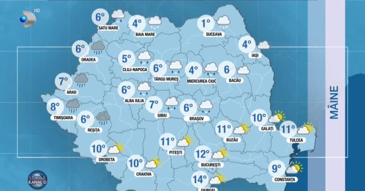 Meteo - Stirile Kanal D