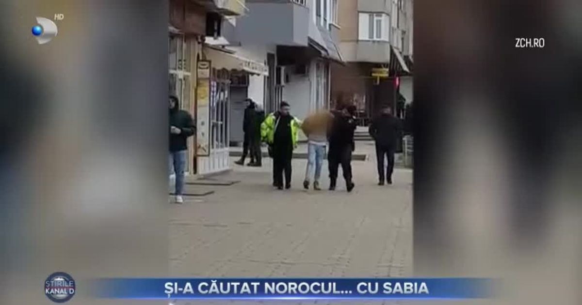 Și-a căutat norocul... cu sabia - Stirile Kanal D