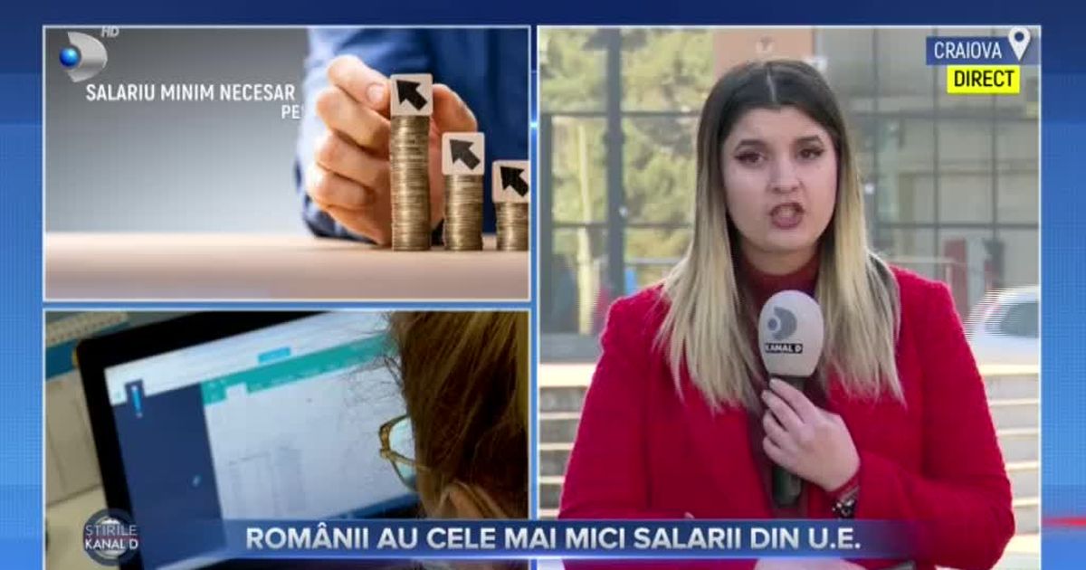 Românii au cele mai mici salarii din UE - Stirile Kanal D