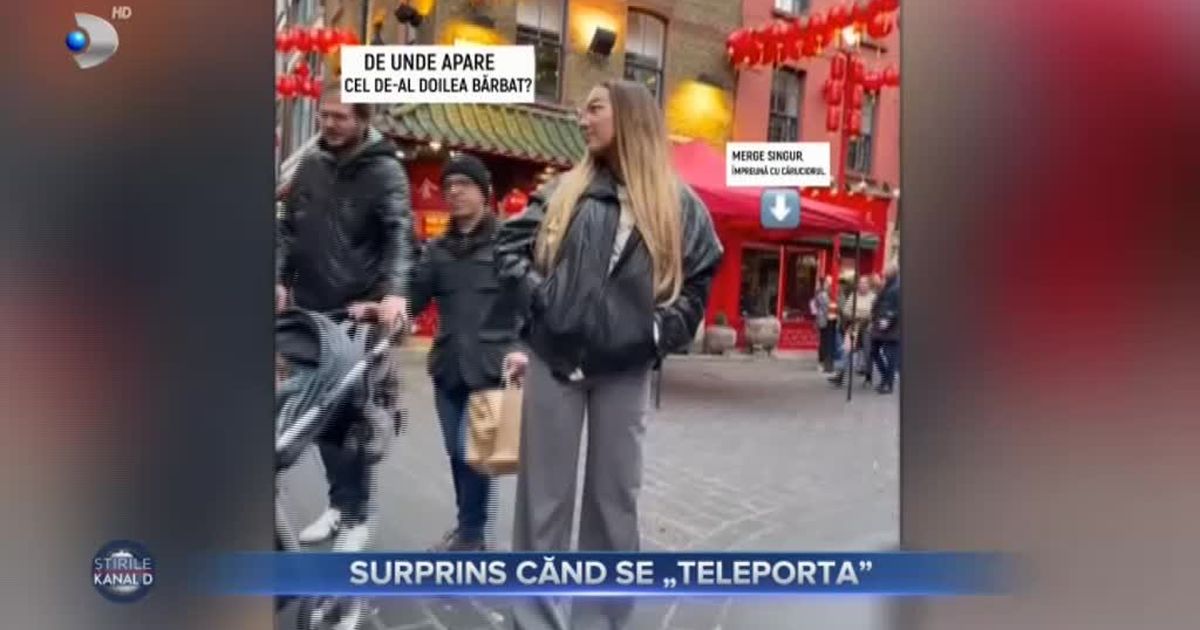 Surprins când se ”teleporta” - Stirile Kanal D