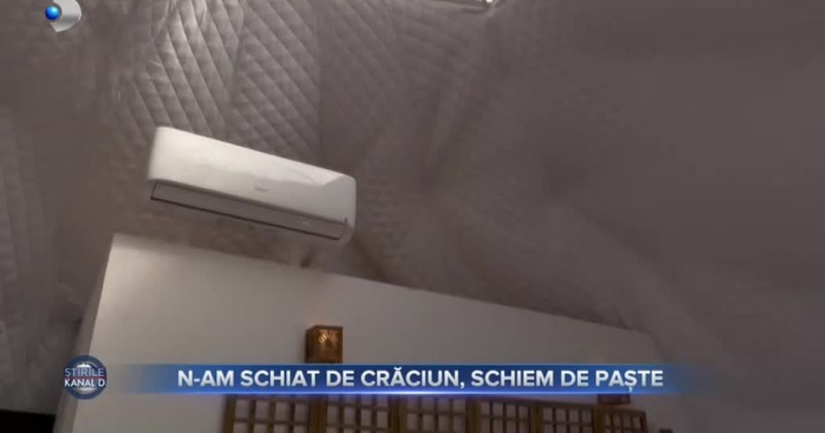 N-am schiat de Crăciun, schiem de Paște - Stirile Kanal D