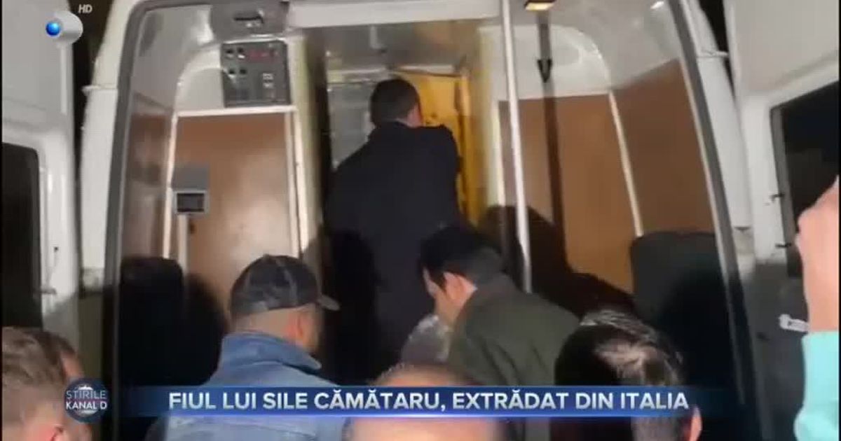 VIDEO- Fiul lui Sile Cămătaru, extrădat în Italia - Stirile Kanal D