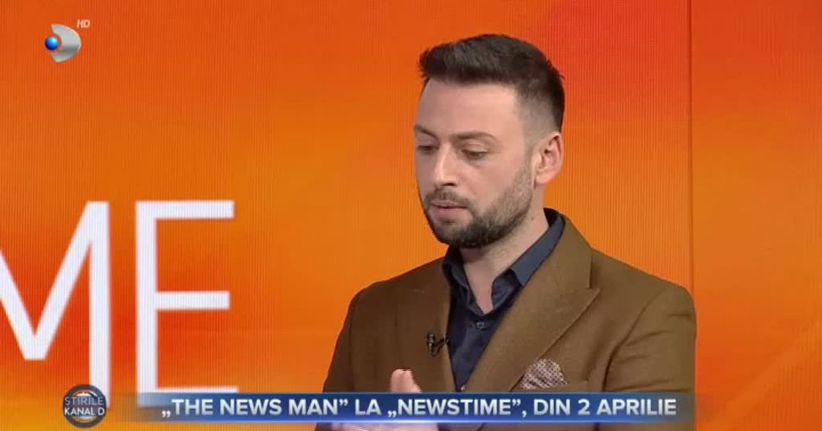 ”The News Man” la ”News Time”, din 2 aprilie - Stirile Kanal D