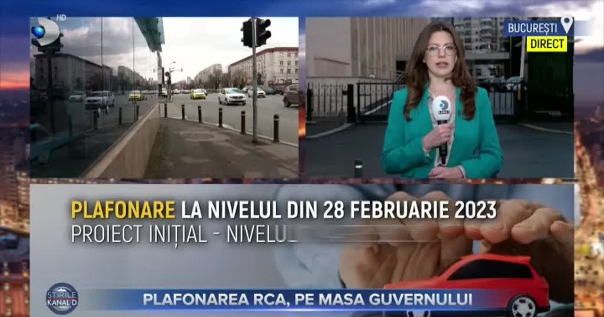 Plafonarea RCA, pe masa Guvernului - Stirile Kanal D