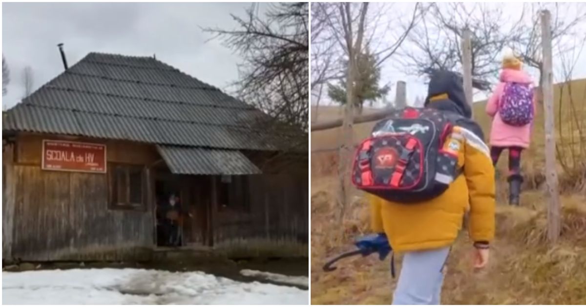 VIDEO- Asta-i România! O învățătoare predă la o școală cu cinci copii ...