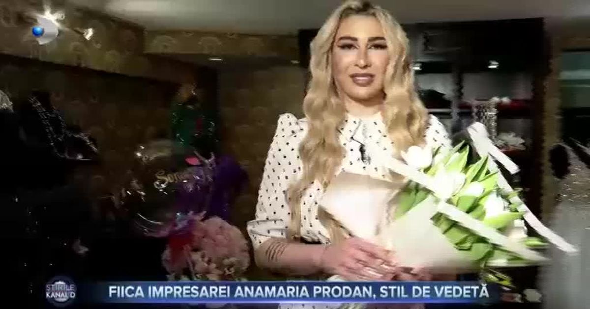 VIDEO- Fiica impresarei Anamaria Prodan a renunțat la stilul sport - Stirile Kanal D