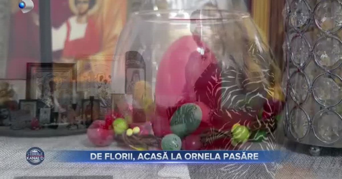 De Florii, acasă la Ornela Pasăre - Stirile Kanal D