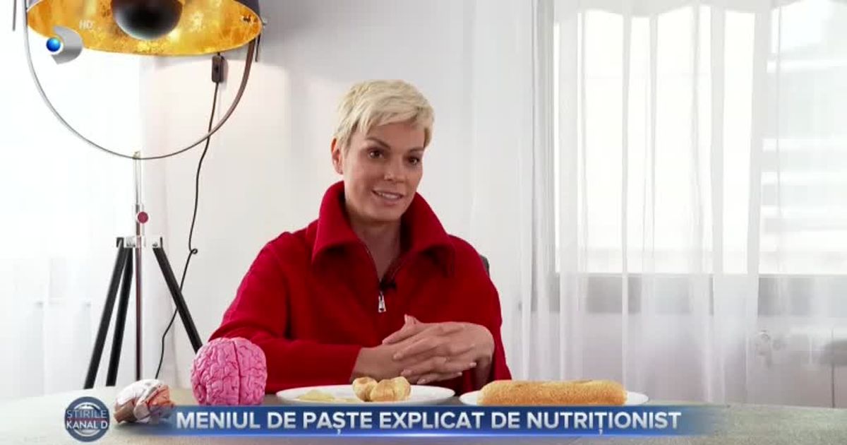 VIDEO- Sfaturi de la nutriționist pentru masa de Paște - Stirile Kanal D