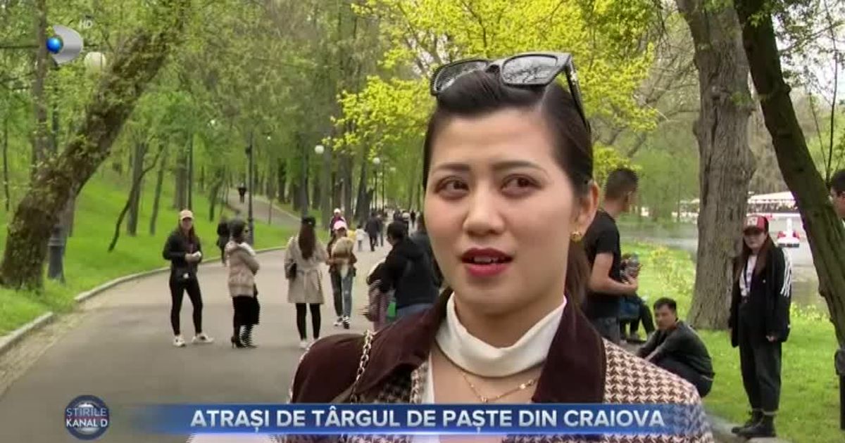 VIDEO- Turiștii atrași de târgul de Paște de la Craiova - Stirile Kanal D