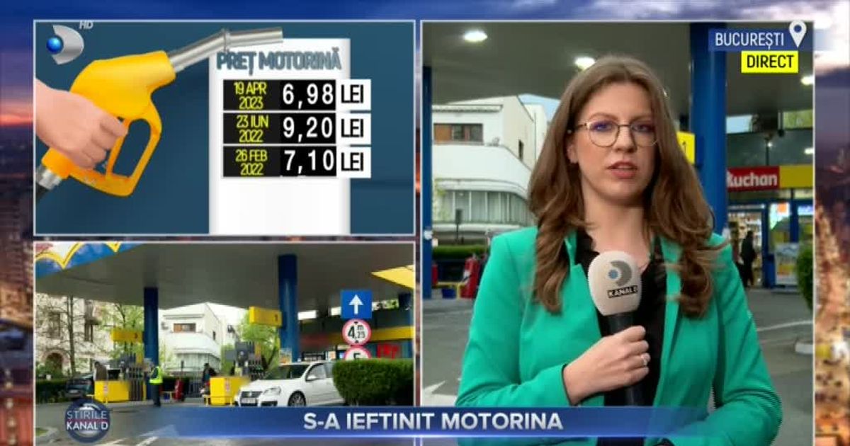 S-a ieftinit motorina - Stirile Kanal D
