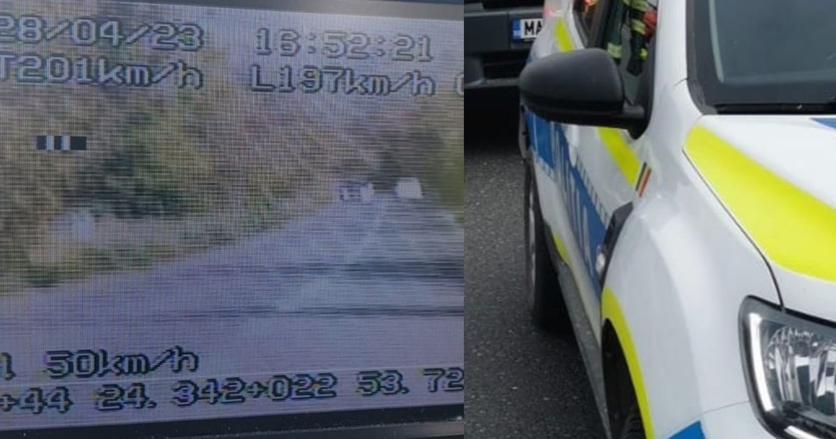 Un șofer, de 21 de ani, a fost prins conducând cu 201 km/ oră pe un ...