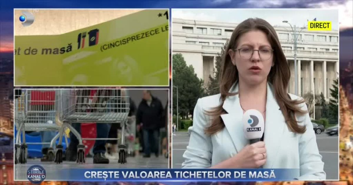 Crește valoarea tichetelor de masă - Stirile Kanal D