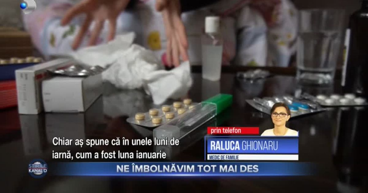 Ne îmbolnăvim tot mai des - Stirile Kanal D