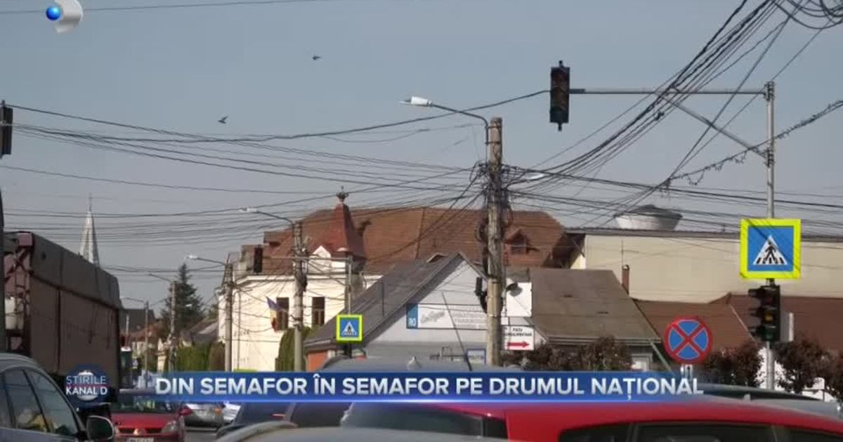 Din semafor în semafor pe Drumul Național - Stirile Kanal D