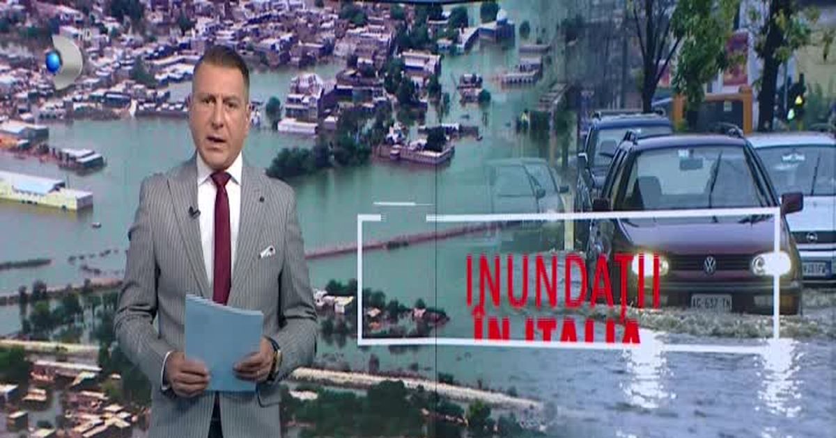 VIDEO: Nordul Italiei sub ape - Kanal D Romania
