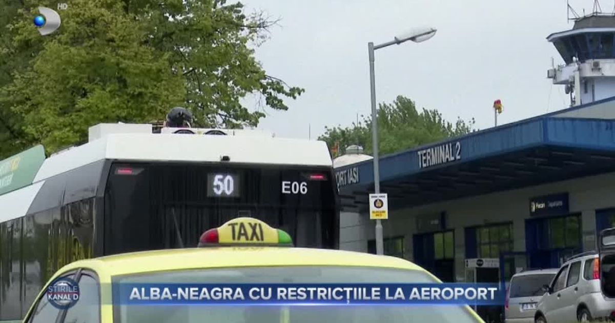 Alba-neagra cu restricțiile la aeroport - Stirile Kanal D