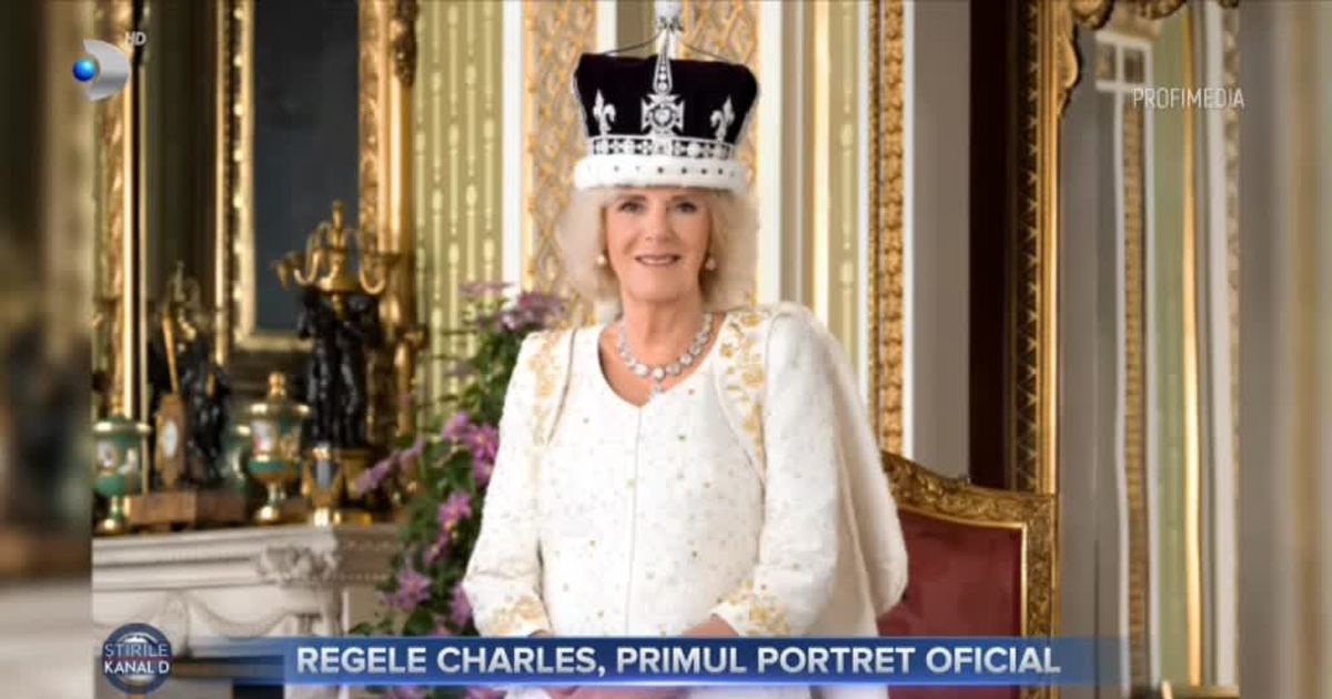 VIDEO- A apărut primul portret oficial al Regelui Charles al III-lea ...