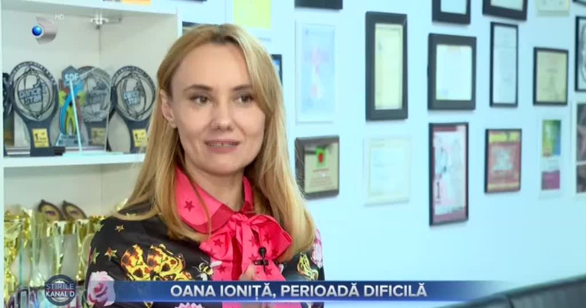 Oana Ioniță, perioadă dificilă - Stirile Kanal D