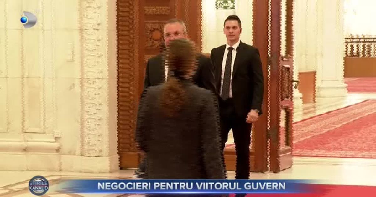 Negocieri pentru viitorul Guvern - Stirile Kanal D