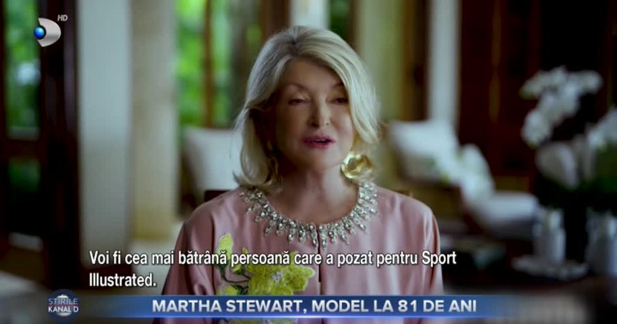 Martha Stewart, model la 81 de ani - Stirile Kanal D