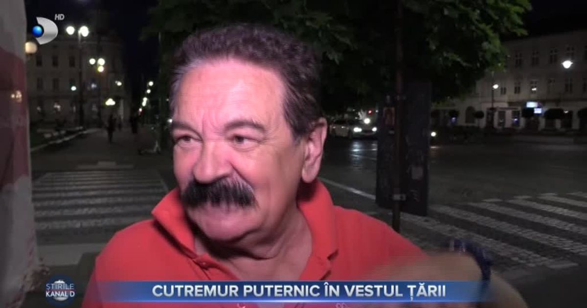 VIDEO - Cutremur de 4,6 pe scara Richter la Arad. Seismul s-a resimțit ...