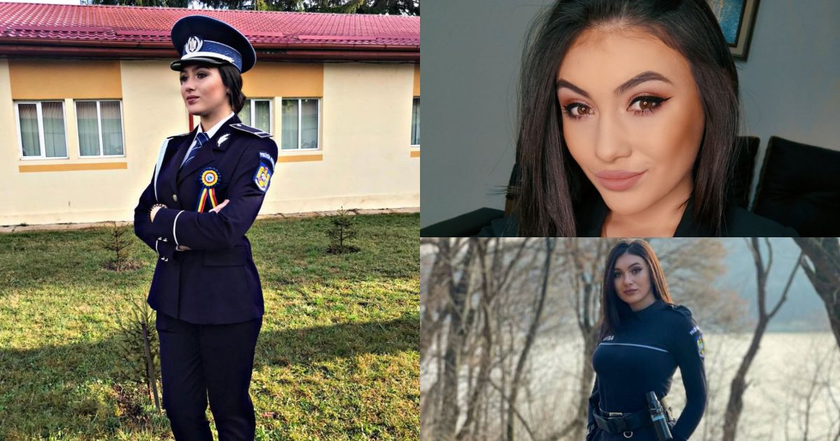 Andreea este una dintre cele mai frumoase polițiste din România. Zilele ...