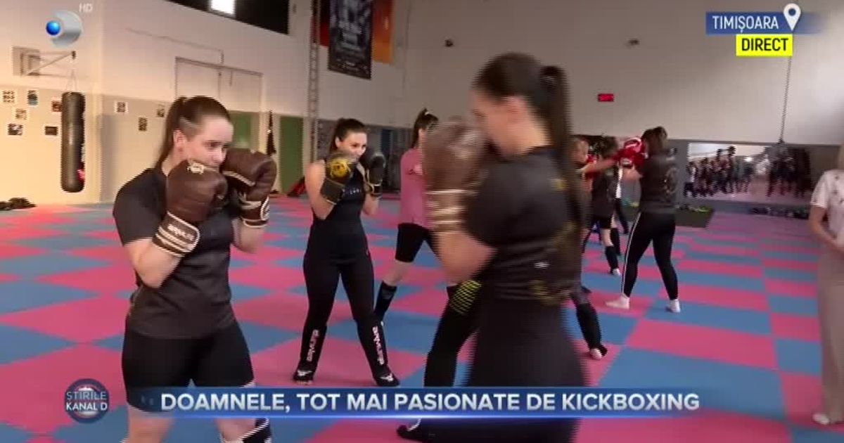 Doamnele, tot mai pasionate de kickboxing - Stirile Kanal D