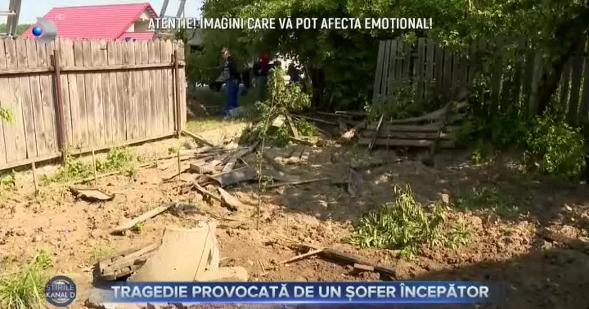 Tragedie provocată de un șofer începător - Stirile Kanal D