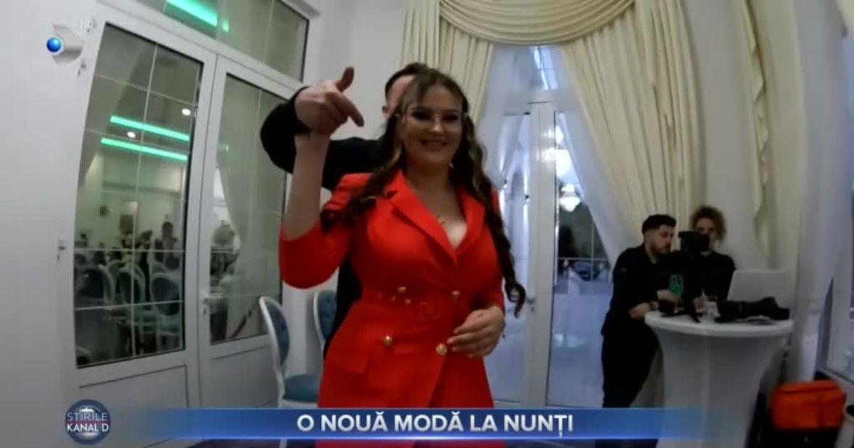 O nouă modă la nunți - Stirile Kanal D