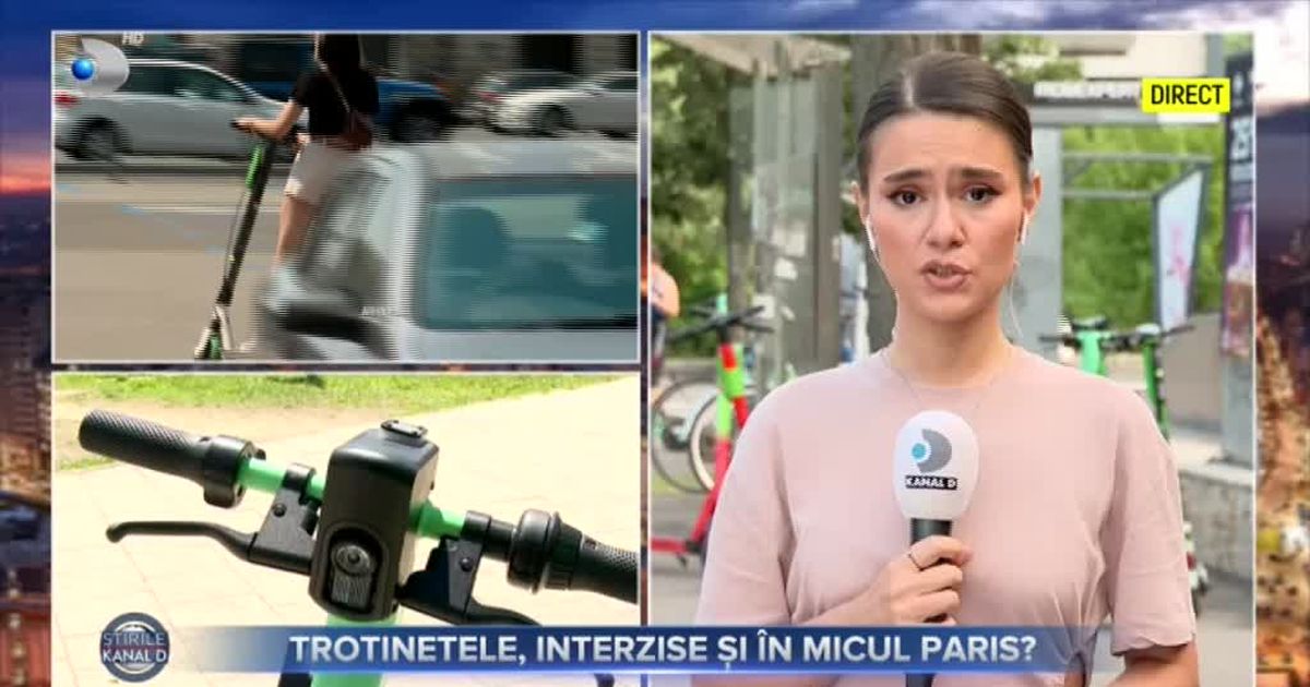 Trotinetele, interizse și în micul Paris - Stirile Kanal D