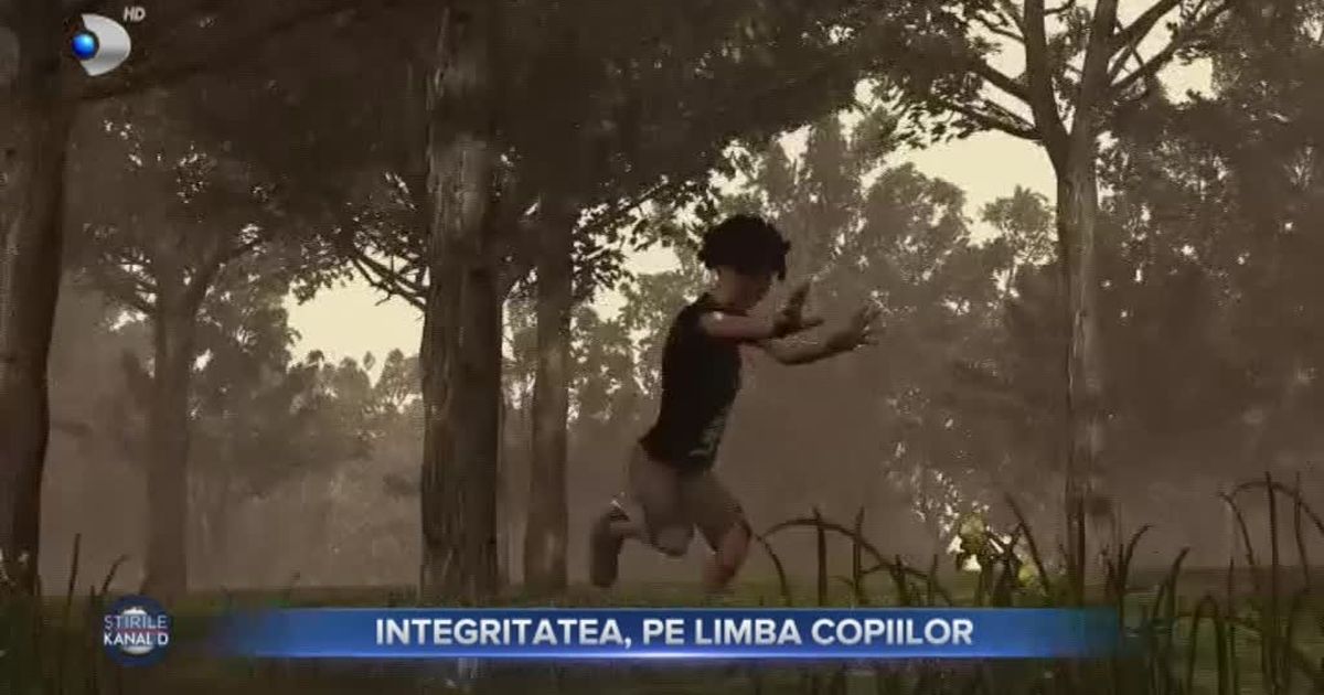 Integritatea, pe limba copiilor - Stirile Kanal D