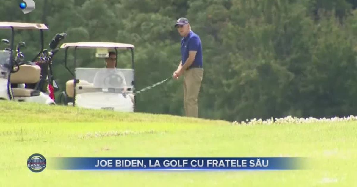 Joe Biden, la golf cu fratele său - Stirile Kanal D