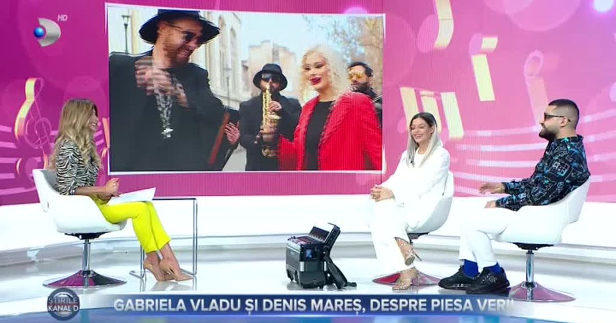 Gabriela Vladu și Denis Mareș, despre piesa verii - Stirile Kanal D
