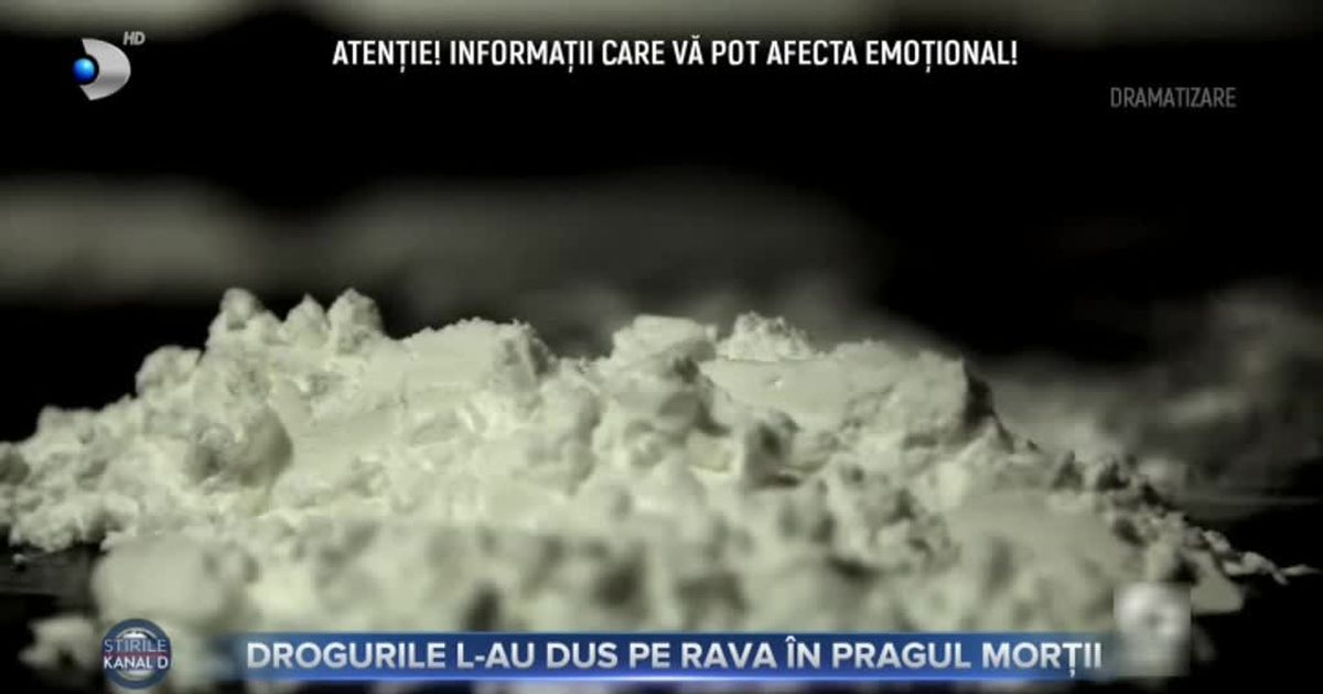 Drogurile l-au dus pe Rava în pragul morții - Stirile Kanal D