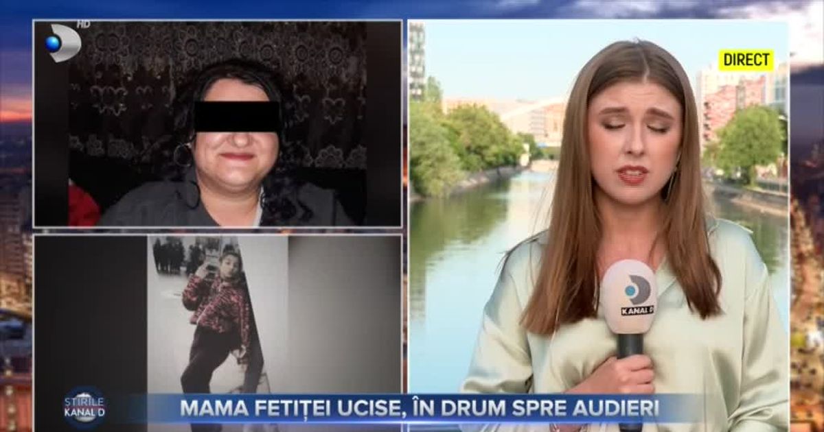 Mama fetiței ucise, în drum spre audieri - Stirile Kanal D