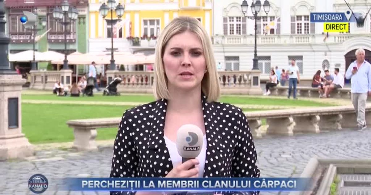Percheziții la membrii clanului Cârpaci - Stirile Kanal D