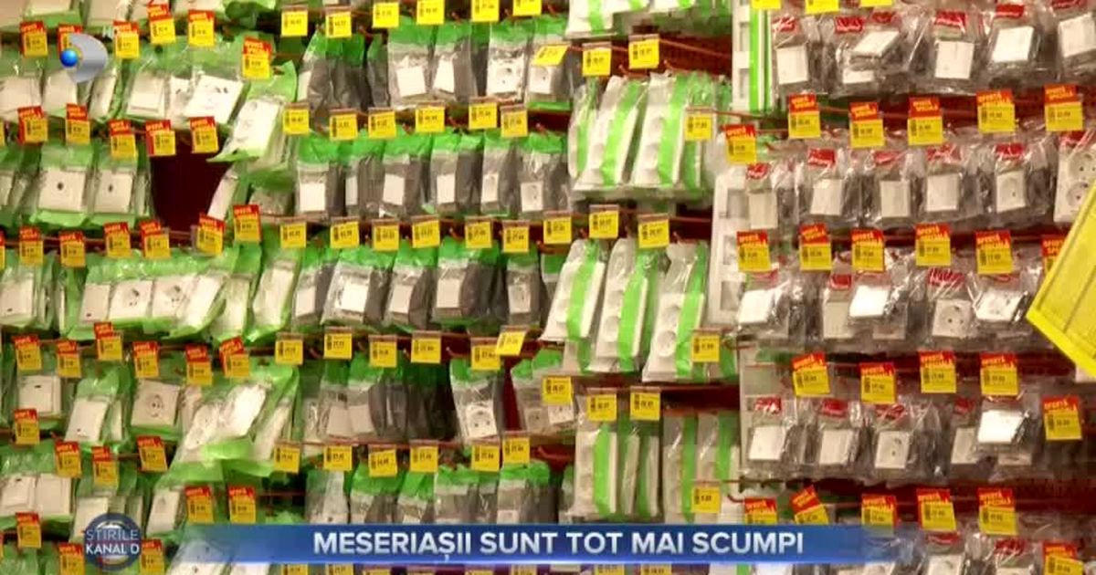 Meseriasii sunt tot mai scumpi - Stirile Kanal D