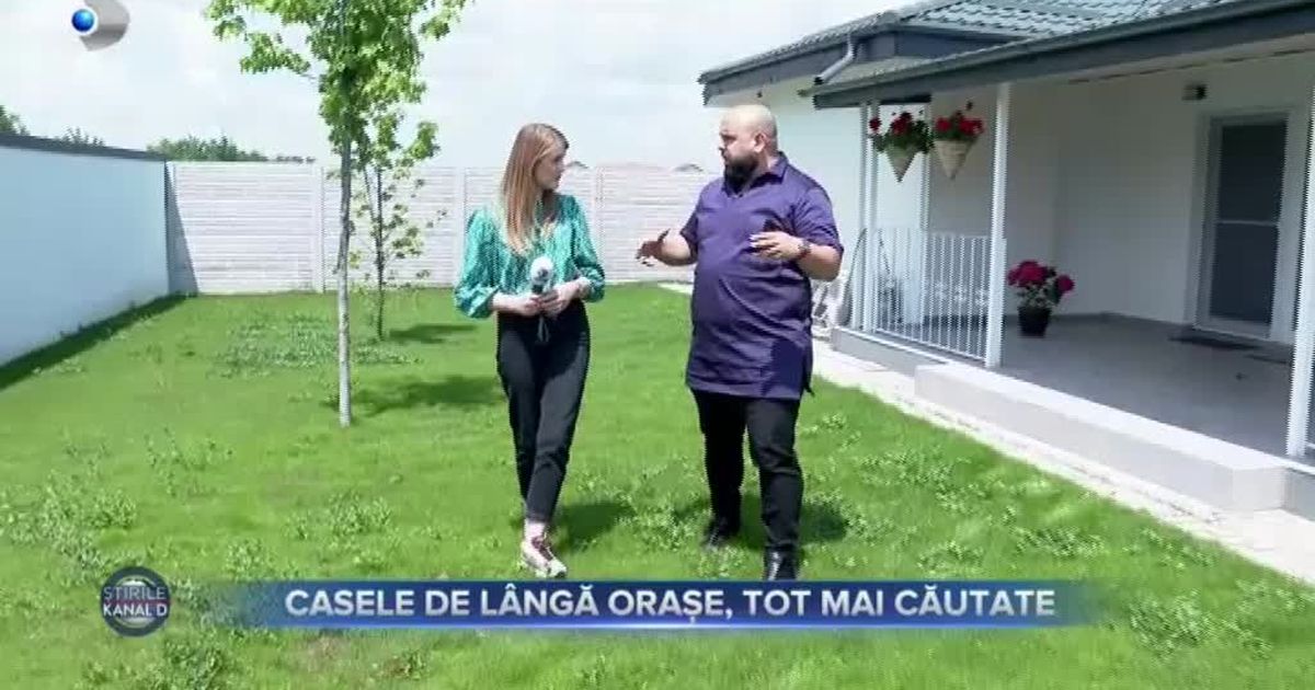 Casele de langa orase, tot mai cautate - Stirile Kanal D
